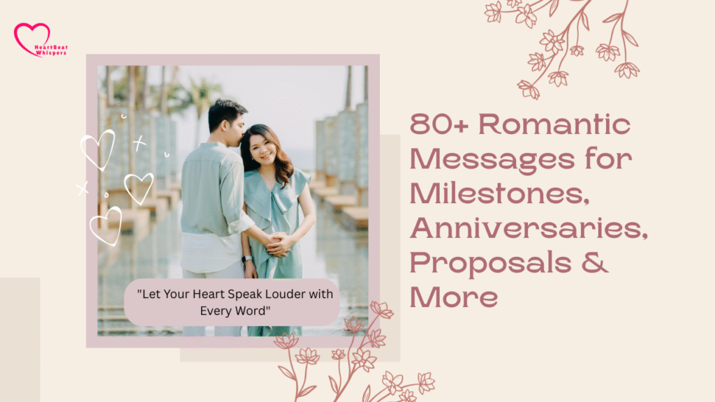80+ Romantic Messages for Milestones, Anniversaries, Proposals & More